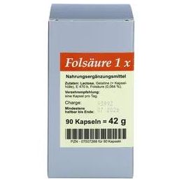 Fols&auml;ure 1 x 1 pro Tag 90 ST