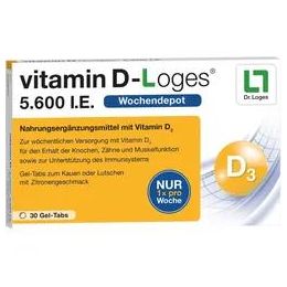 Dr. Loges + Co. GmbH Vitamin D-Loges 5.600 I.e. Wochendepot 30 ST