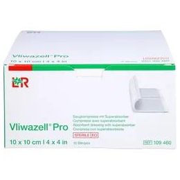 ToRa Pharma Vliwazell pro Superabsorb. Steril 10x10 cm 10 ST