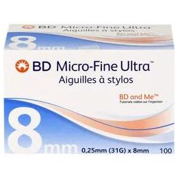 Bd Micro-Fine Ultra Pen-Nadeln 0.25x8Mm 100 ST