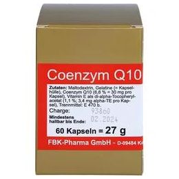 Coenzym Q10 30 mg Kapseln 60 ST
