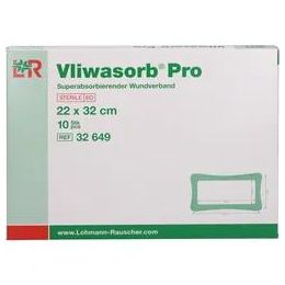Lohmann & Rauscher Vliwasorb pro Superabsorb. Steril 22x32cm 10 ST