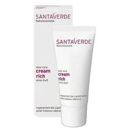 Santaverde Aloe Vera Creme Rich ohne Duft 30 ML