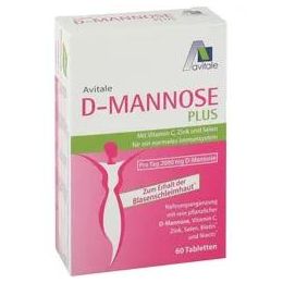 Avitale D-Mannose Plus 2000mg Tabl. M. Vit. U. Mineralst. 60 ST