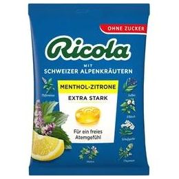 Ricola O.z. Beutel Menthol-Zitrone Extra Stark 75 G