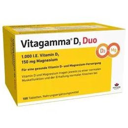 W&Ouml;RWAG PHARMA Vitagamma D3 Duo 1.000 I.e. 150 mg Magnesium Nem 100 ST