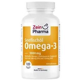 ZeinPharma Omega 3 1000 mg - Seefisch&ouml;l Softgelkapseln Hochdo 140 ST