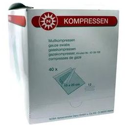NOBAMED Mullkompresse 10x20cm 12Fach Sterile Kompr pro Set 80 ST