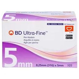 Bd Ultra-Fine Pen-Nadeln 5 Mm 31 G 0.25 Mm 105 ST