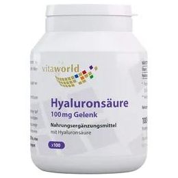 vitaworld Hyalurons&auml;ure 100mg (gelenk) 100 ST
