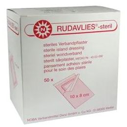 Rudavlies Steril 10cmx8cm Verbandpflaster 50 ST