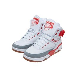 Ewing Sneaker '33 Hi' Herren Größe 41.5 grau / rot / weiß