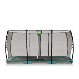 EXIT Allure Classic Bodentrampolin 244x427cm - grün