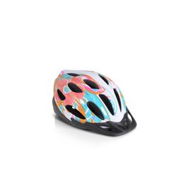 Byox Kinder Schutzhelm Y02 Gr&ouml;&szlig;e L 58-62 cm, 17 L&ouml;cher, einstellbar, LED-Licht pink