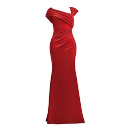 Goddiva Maxikleid Damen Gr&ouml;&szlig;e 36 rot Winterkleid