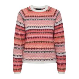 Pieces Pullover 'FIPPA' Damen Gr&ouml;&szlig;e L beige / apricot / rosa / hellpink