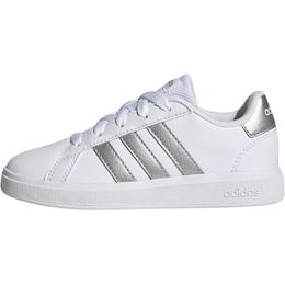 adidas Sportswear Schuh 'Grand Court 2.0' Jungen Gr&ouml;&szlig;e 38 silber / wei&szlig;