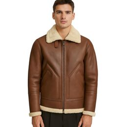 Cycas D'or Winterjacke 'HUNTER SHEARLING HERITAGE' Herren Gr&ouml;&szlig;e L braun