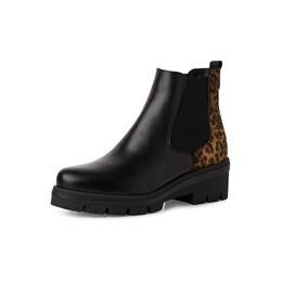 Tamaris Chelsea Boots Damen Gr&ouml;&szlig;e 36 cognac / schwarz Winterschuhe
