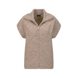 GOLDNER Strickweste Damen Gr&ouml;&szlig;e XL taupe