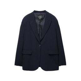 Pull&Bear Pull&bear Blazer Damen Gr&ouml;&szlig;e 40 marine / wei&szlig;