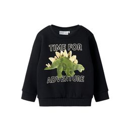 name it Sweatshirt Jungen Gr&ouml;&szlig;e 98 gr&uuml;n / schwarz