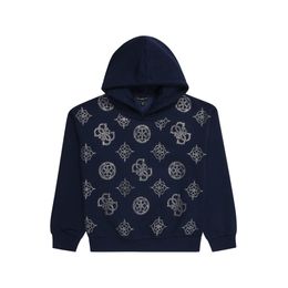 Guess Sweatshirt M&auml;dchen Gr&ouml;&szlig;e 152 navy / silber