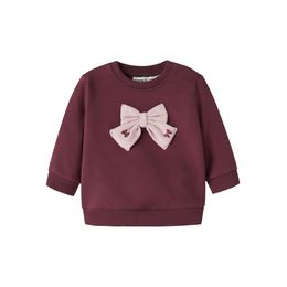name it Sweatshirt 'NBFROWANE' Gr&ouml;&szlig;e 68 altrosa / weinrot
