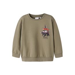 name it Sweatshirt Jungen Gr&ouml;&szlig;e 116 gr&uuml;n / mischfarben