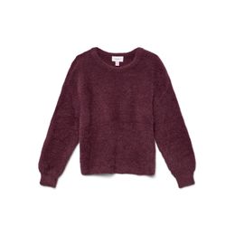 Vero Moda Girl Pullover 'PUFF' M&auml;dchen Gr&ouml;&szlig;e 122/128 purpur