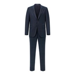 Boggi Milano Anzug Herren Größe 56 navy / hellgrau