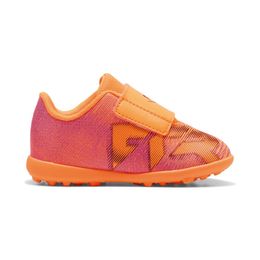 Puma Fu&szlig;ballschuh Jungen Gr&ouml;&szlig;e 26 lila / orange / schwarz