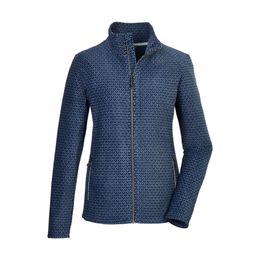 Fleecejacke Killtec "KOW 106 WMN FLC JCKT", Damen, Gr. 46, blau (navy), 100% Polyester, Jacken