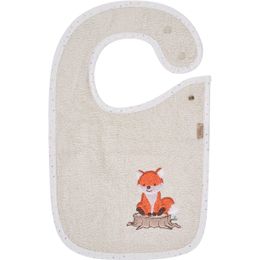 Lätzchen Sterntaler "mit Einlage Fuchs Filou", Baby, lichtgrau, Baumwolle, Lätzchen, Made in Europe