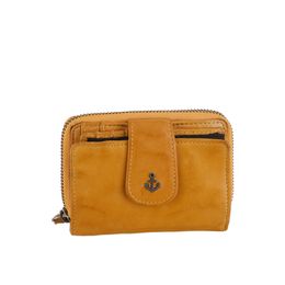 Geldbörse Harbour 2nd "Harbour Second Wallet Is", gelb (mustard), Leder, Kleinlederwaren, mit RFID-Technologie