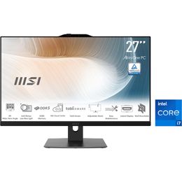 MSI All-in-One PC "Modern AM272P 1M-1234DE", schwarz, Microsoft Windows 11 Pro, 16 GB RAM 1.000 GB SSD, Desktop-PCs