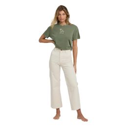 Stoffhose Billabong "Free Fall", Damen, Gr. 28M, weiß (weißcap), 97% Baumwolle / 3% Elasthan, Hosen