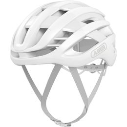 Fahrradhelm Abus "AIRBREAKER" Gr. M, weiß (weiß (pure weiß)), Helme, M Kopfumfang: 52cm - 58cm