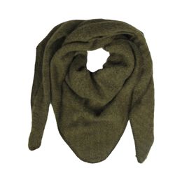 Modeschal Capelli New York, Damen, grün (olive), Strick, Polyester, mehrfarbig, Modetücher, Feinstrick, individuell zu Binden, wärmend