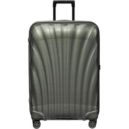 Hartschalen-Trolley Samsonite "C-LITE, verschiedene Größen und Farben", Gr. B/H/T: 51cm x 75cm x 31cm 94 l, grün (metallic grün), Polypropylen, unifarben, Koffer, Reisekoffer Aufgabegepäck Trolley TSA-Zahlenschloss Made in Europe
