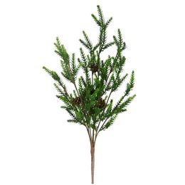 Kunstzweig I.GE.A. "Tannenbusch", grün, B:20cm H:47cm L:13cm, Kunststoff, Kunstpflanzen, Künstlicher Tannenzweig Dekozweig Weihnachtsdeko Kranz Floristik