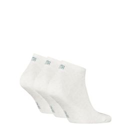 Sneakersocken Puma "Puma UNISEX SNEAKER PLAIN 3P", Herren, Gr. 43-46, beige (oatmeal), Baumwollmischung, Socken, mit kleinem Logo