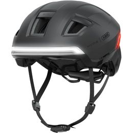 Fahrradhelm Abus "HYP-E BL.ACE" Gr. M, grau (grau (volcano titan)), Helme, M Kopfumfang: 54cm - 58cm