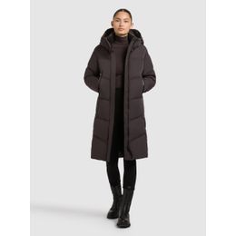 Steppmantel Khujo "GRAYA2", Damen, Gr. M, moody plum, 88% Polyester, 12% Polyamid, unifarben, eingesetzt elastischer Bund mit Windstopper, Mäntel
