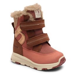 Winterstiefel bisgaard "spencer tex", Mädchen, Gr. 32, rosa (rose), Nubukleder, Textil, Basic, Schuhe, Snowboots, Winterstiefel, Kindergartenschuh mit Lammwolle gefüttert