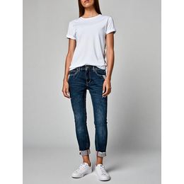 Skinny-fit-Jeans Zhrill "ZHNOVA", Damen, Gr. 26, N-Gr, blau, Denim/Jeans, Obermaterial: 90% Baumwolle, 8% Polyester, 2% Elasthan, knöchellang, Jeans