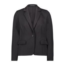 Kurzblazer Betty Barclay "Damen Kurzblazer langarm", Damen, Gr. 36, schwarz, Obermaterial: 79% Polyester, 18% Viskose, 3% Elasthan. Futter: 100% Polyester., tailliert normal, Blazer