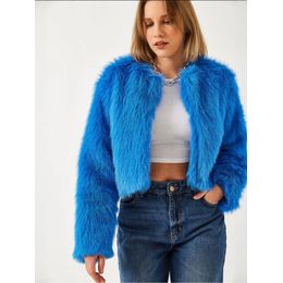 Bianco Lucci Jacke Damen Gr&ouml;&szlig;e S kobaltblau Sommerjacke