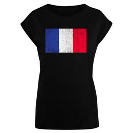 F4NT4STIC Shirt 'France Frankreich Flagge' Damen Gr&ouml;&szlig;e XXL kobaltblau / rot / schwarz / wei&szlig;