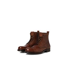 Jack & Jones JACK & JONES Herren Schn&uuml;rboots "JFWSHAUN", Gr. 40cognac used, Leder, Schuhe, mit Innenrei&szlig;verschluss